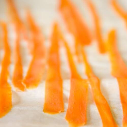 Candied Carrot Curls | Cupcake Project