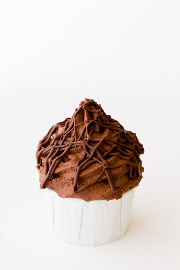 Chocolate Mousse Frosting - Dark, Decadent, and Creamy - Cupcake Project