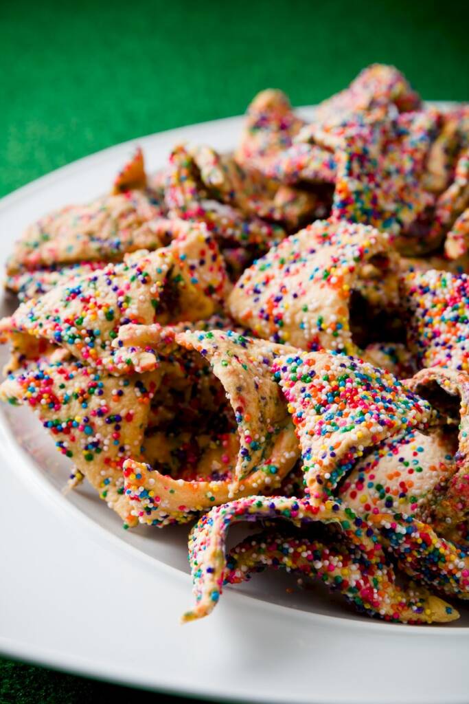 Best Dessert Nachos - Loaded Funfetti Cookie Nachos