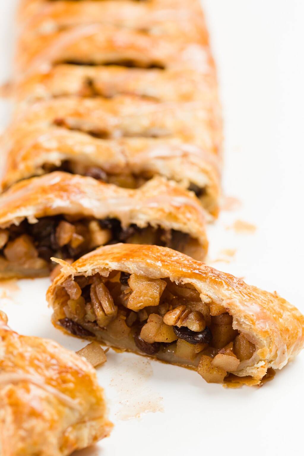 Puff Pastry Apple Strudel - Cupcake Project