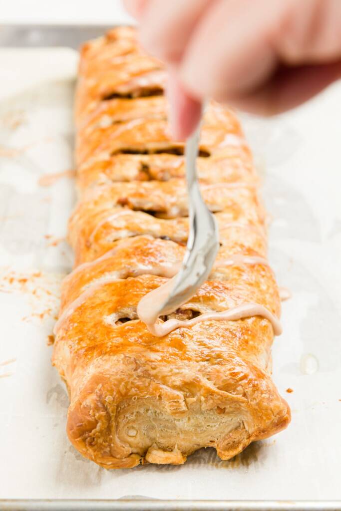 Puff Pastry Apple Strudel - Cupcake Project